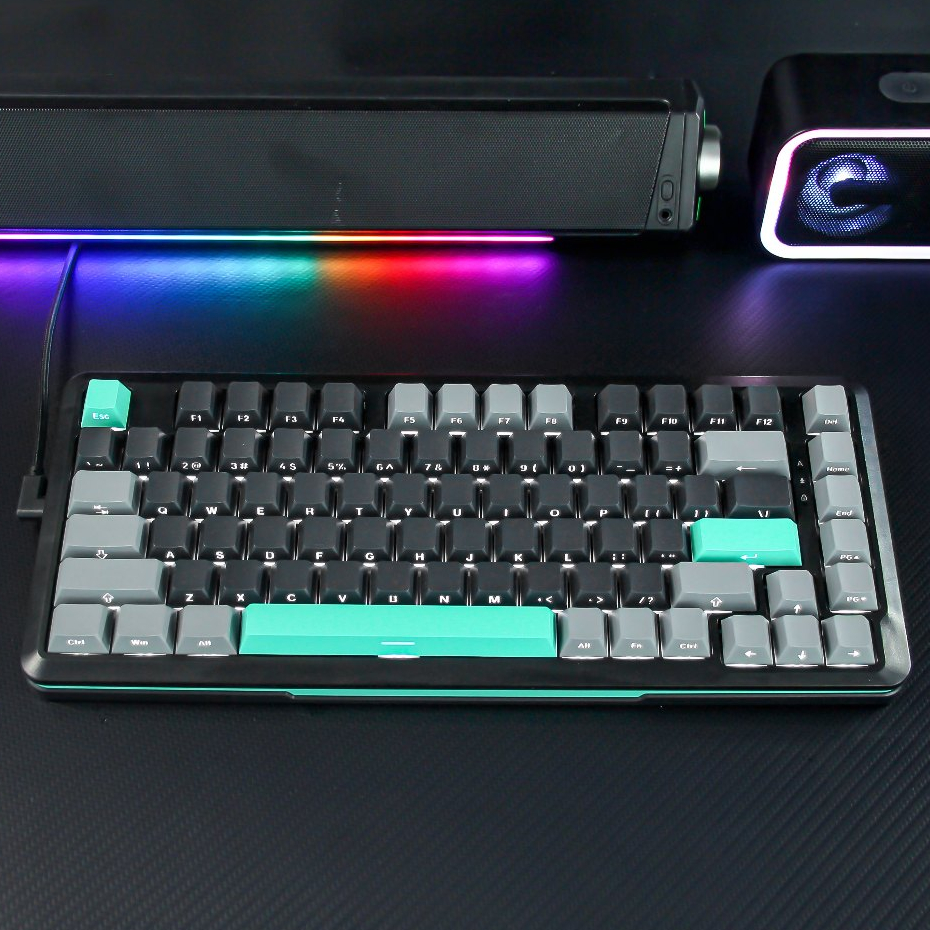 ZIFRIEND S82 คีย์บอร์ด Hotswap ปะเก็น 75% เค้าโครงแป้นพิมพ์ที่กำหนดเอง Gaming Wire Keyboard ...