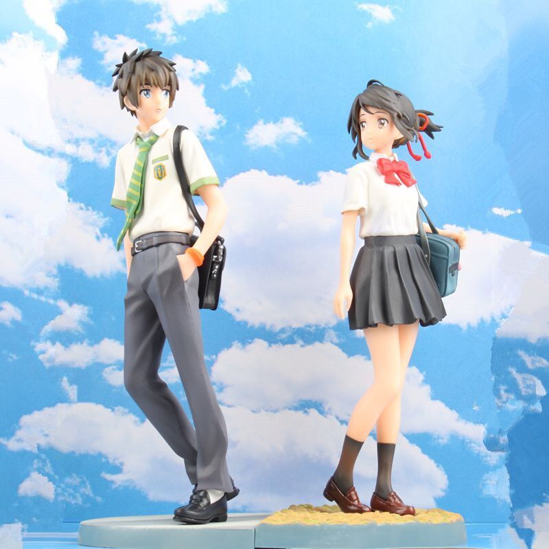 ตุ๊กตาฟิกเกอร์ Pvc อนิเมะ Your Name Tachibana Taki Miyamizu Mitsuha ...