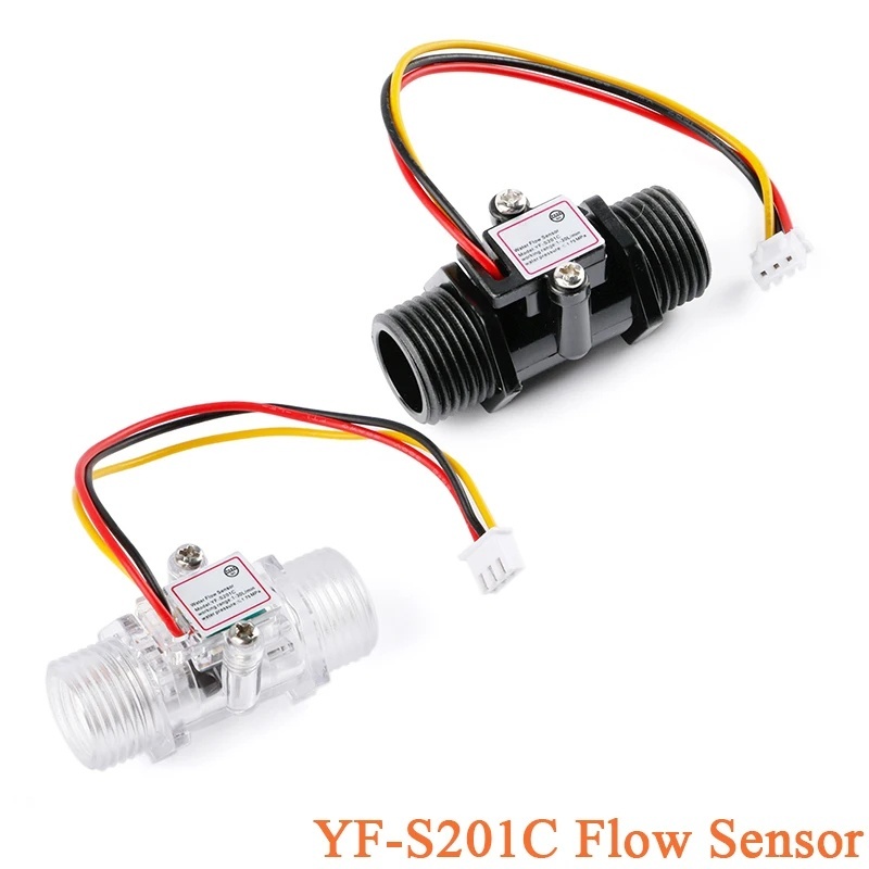 Yf-s201c เซนเซอร์วัดการไหลของน้ํา 1-30 ลิตรต่อนาที DC 5-15V สําหรับเครื่องทําน้ําอุ่น | Shopee ...