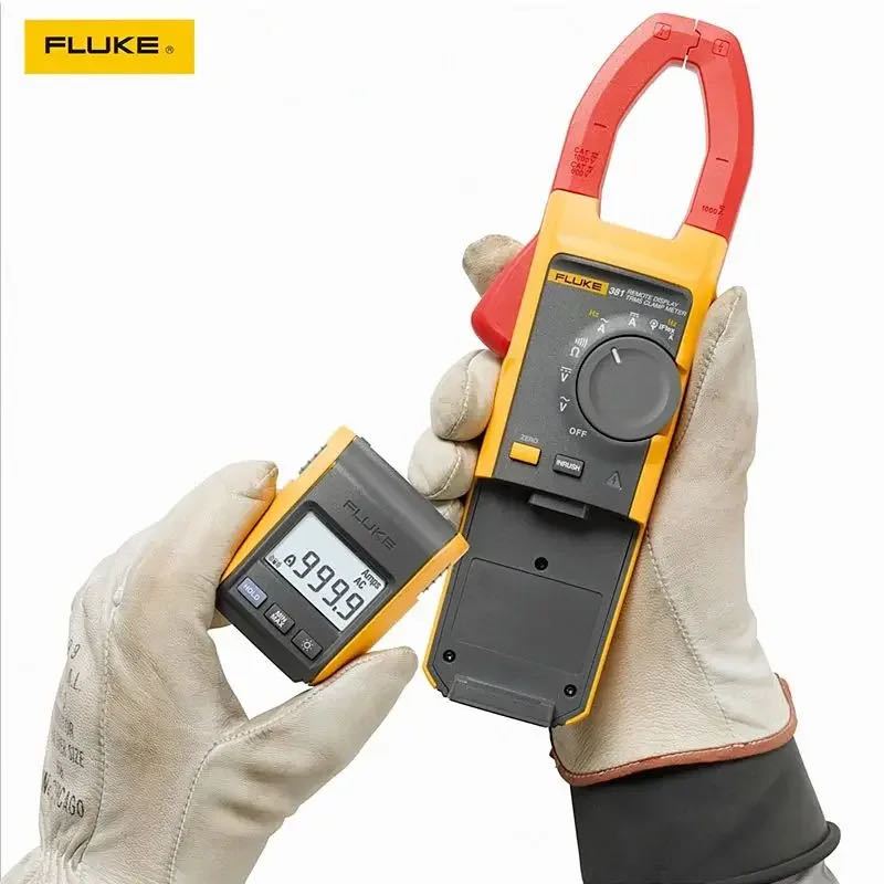 Original Fluke 381 จอแสดงผลระยะไกล True RMS AC / DC แคลมป์มิเตอร์ พร้อม ...