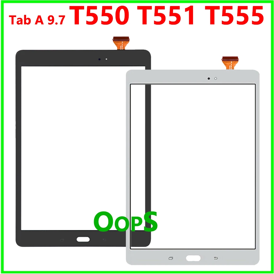 แผงเซนเซอร์หน้าจอสัมผัส LCD สําหรับ Samsung Galaxy Tab A 9.7 SM-T550 SM ...