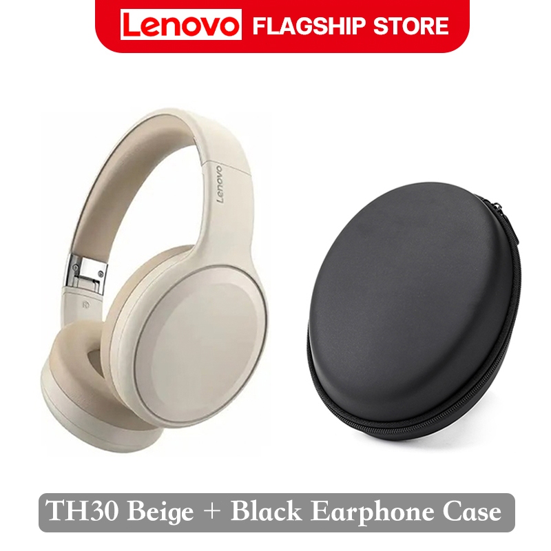LENOVO TH30 หูฟังแบบหมวก หูฟังไร้สายเร็วเชื่อม หมีดเสียงกระจาย 5.1 ...
