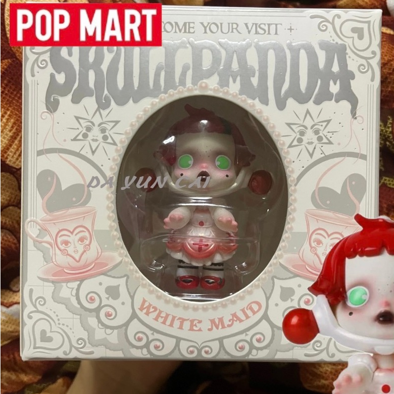 ของแท้ POPMART SKULLPANDA White Maid Figurine ของขวัญ ของเล่น | Shopee ...