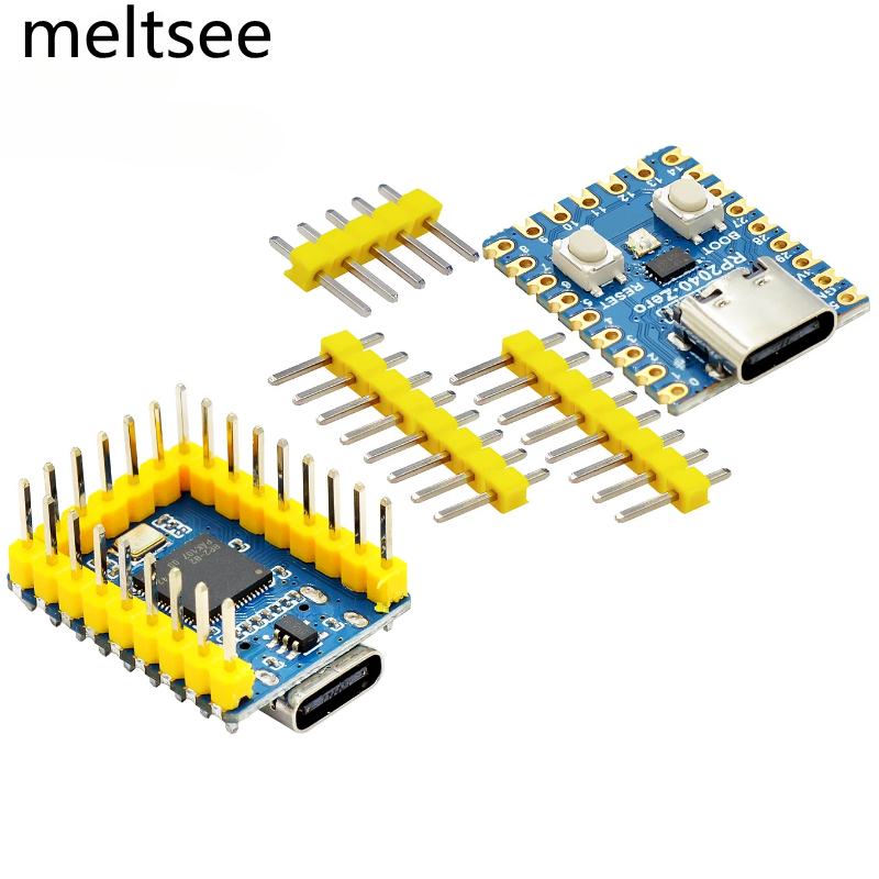 โมดูลบอร์ดไมโครคอนโทรลเลอร์ RP2040-Zero RP2040 สําหรับ Raspberry Pi ...