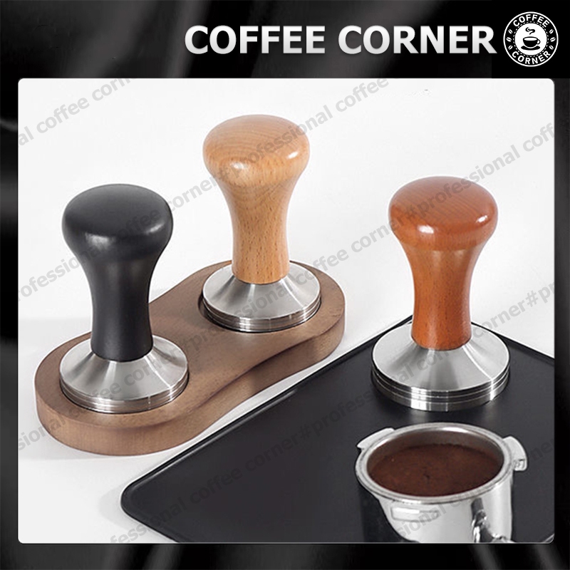 【สินค้าพร้อมส่ง】ที่กดกาแฟ Spring Tamper สปริงเทมเปอร์ หน้าเรียบ แทม ...