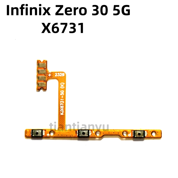 ปุ่มเปิดปิดเสียง สายแพ แบบเปลี่ยน สําหรับ Infinix Zero 30 5G X6731 ...