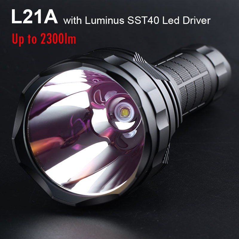 Convoy L21A ไฟฉาย พร้อม Luminus SST40 Led 21700 Lanterna 2300lm พลังงาน ...