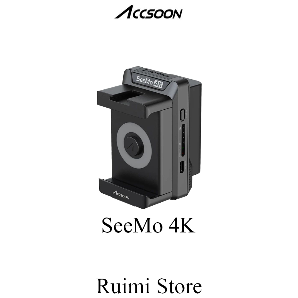 Accsoon Seemo 4K SD Card Reader iPhone ipad การชาร์จ H.264 การบันทึกการแชร์วิดีโอการสตรีมสดจับ ...