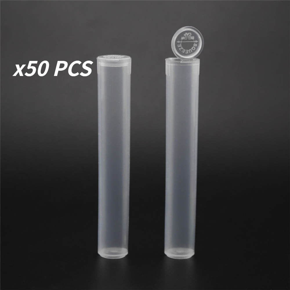 10Pcs/50Pcs 115mm หลอดพลาสติก ขนาด มีฝาปิด Plastic Joint Tube ป้องกัน ...