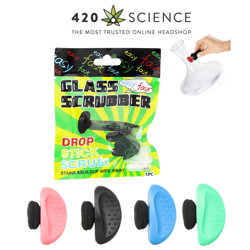 Bong Cleaning Tool การเชื่อมต่อแม่เหล็ก ขวดแก้ว แปรงทำความสะอาด Glass ...