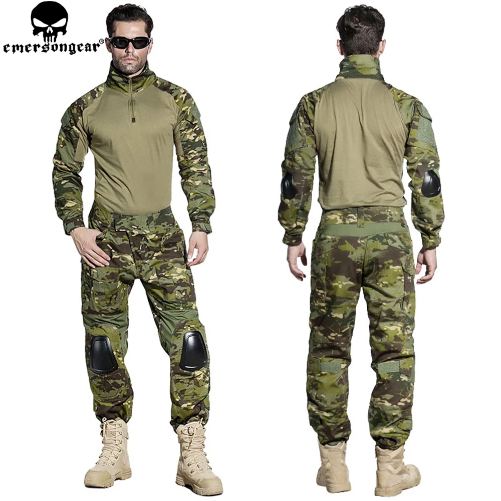 Emersongear Gen3 Camouflage Combat Suit Outdoor Hiking Training Shirt ...