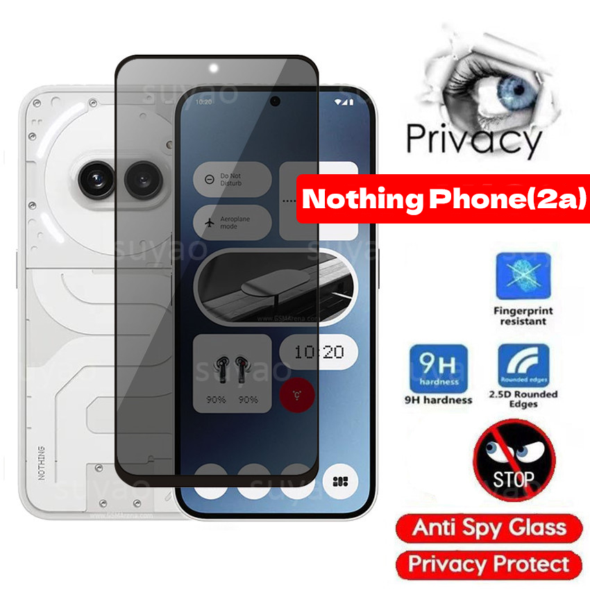 ฟิล์มกระจกนิรภัยกันรอยหน้าจอ 9H เพื่อความเป็นส่วนตัว สําหรับ Nothing ...