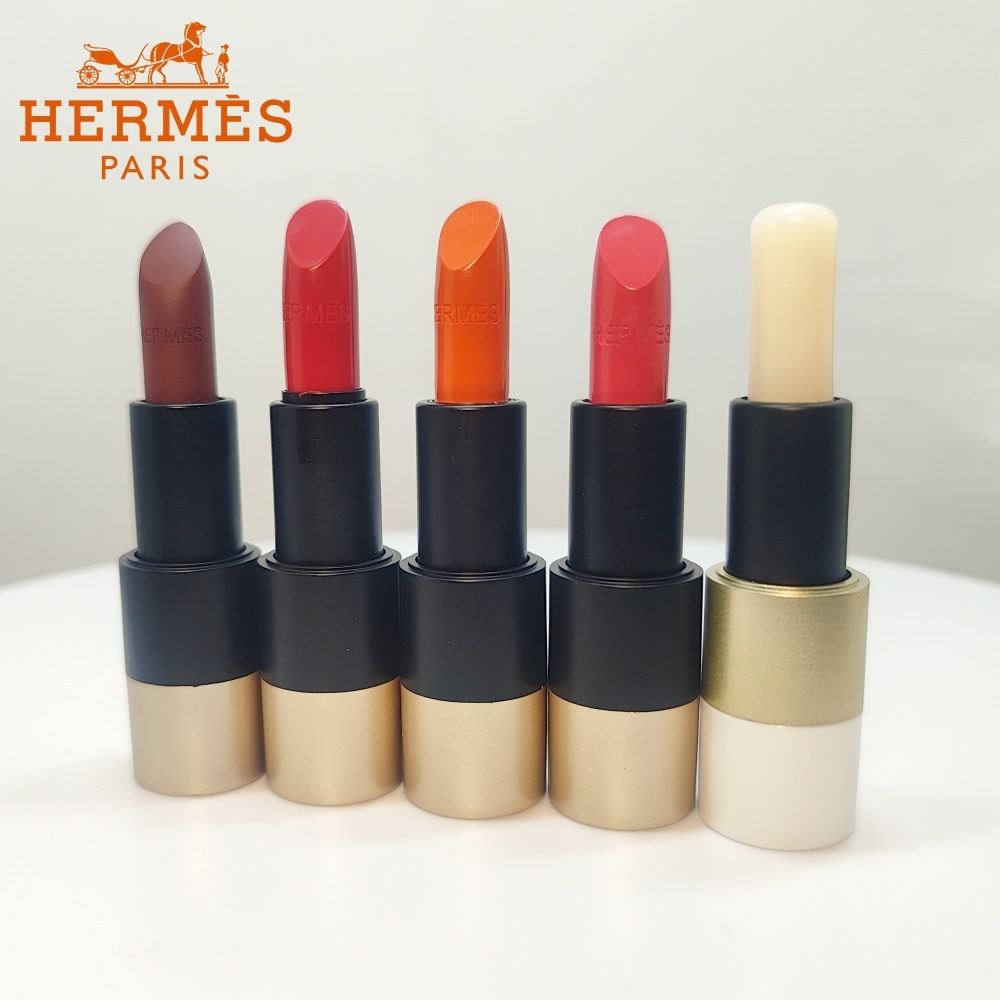 ของแท้ Hermes Sample ลิปสติก ลิปบาล์มซาติน เนื้อแมตต์ ให้ความชุ่มชื้น 1 ...