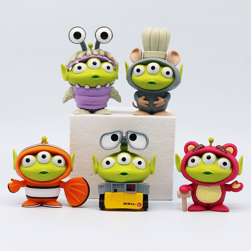 โมเดลฟิกเกอร์ PVC รูปการ์ตูนเอเลี่ยน Toy Story Alien Nemo WALL.E Lotso ...