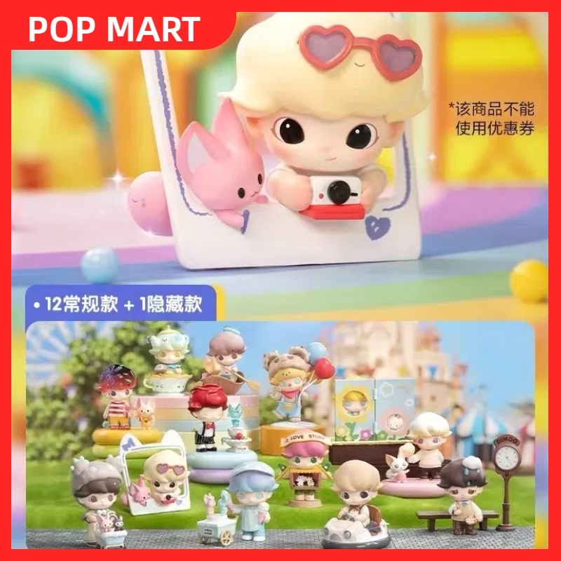 ใหม่ POPMART Bubble Matte DIMOO Date Day series กล่องสุ่ม แฮนด์เมด ...