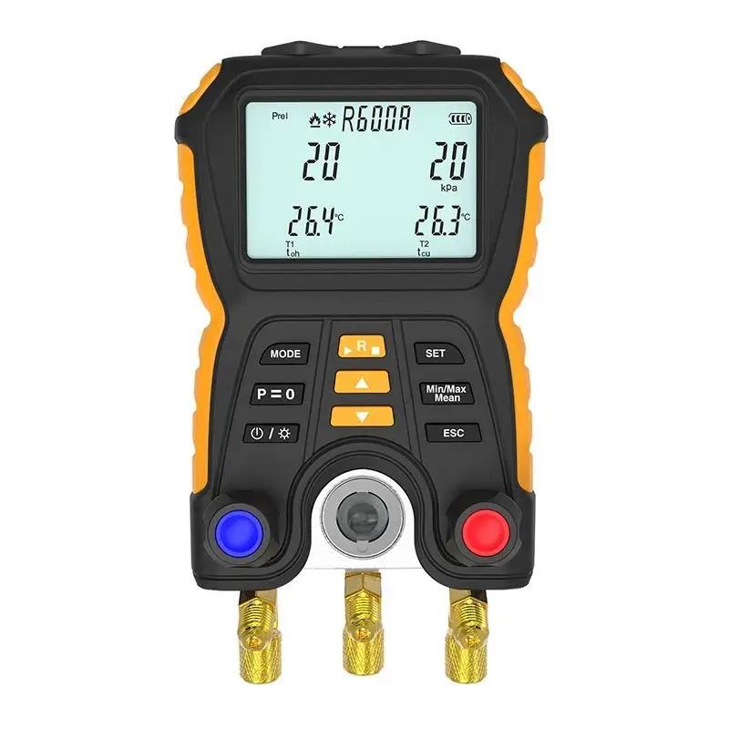 Hti HT-750 Digital Manifold Gauge Refrigerant Pressure Gauges เครื ่ อง ...