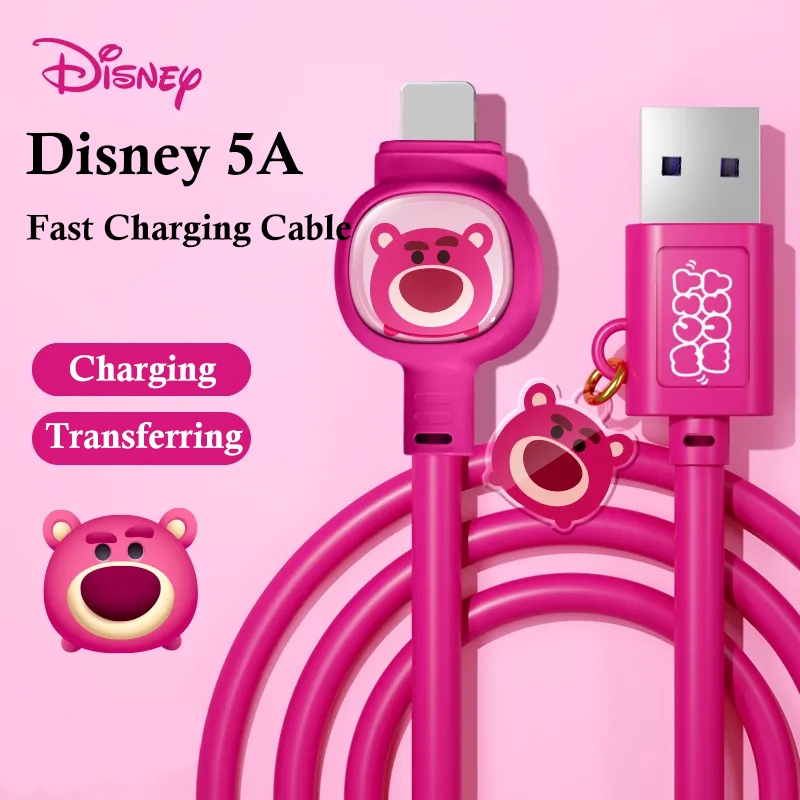 สายชาร์จเร็ว ของแท้ 100 ซม. Disney SJ-725 5A พร้อมจี้ TsumTsum Series ...