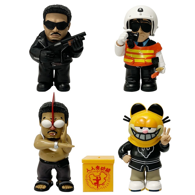 โมเดลฟิกเกอร์ PVC รูปการ์ตูนอนิเมะ Ng Man Tat Ultraman Stephen Chow ...