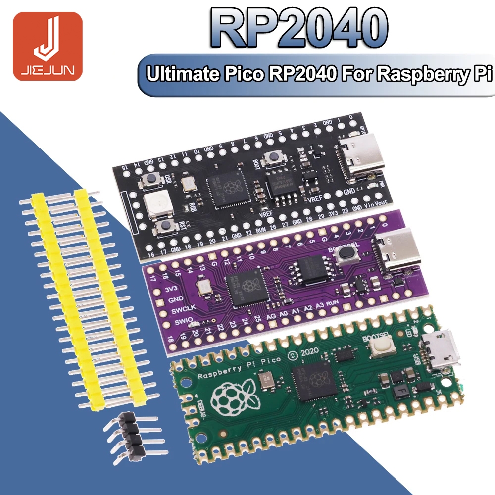 บอร์ดไมโครคอนโทรลเลอร์ Raspberry Pico TYPE-C 128Mbit 4M 16MB Dual-Core ...