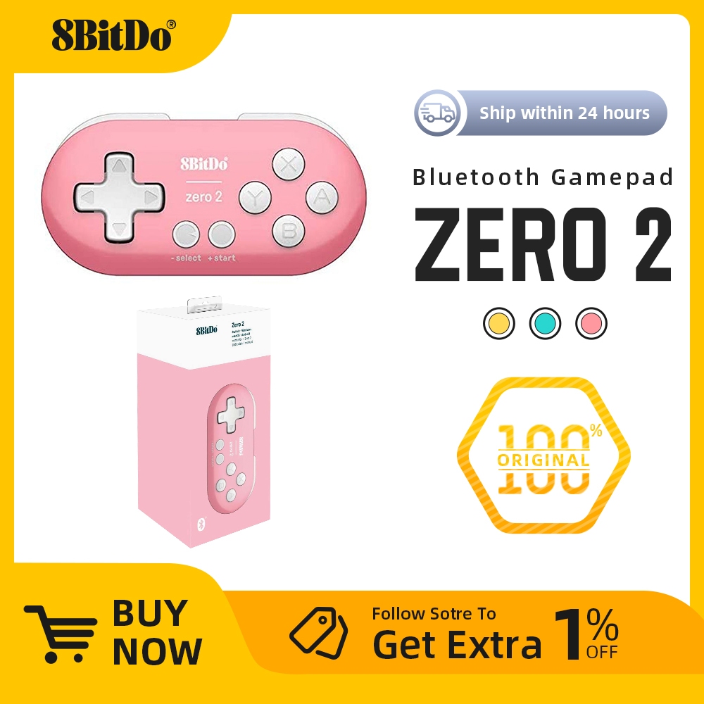 8bitdo Zero 2 จอยเกมบลูทูธ ขนาดเล็ก สําหรับ Nintendo Switch PC Windows Android macOS | Shopee ...