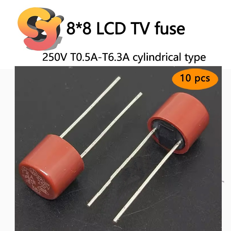 [พร้อมส่ง] ฟิวส์ทีวี LCD T0.5A 1A 2A 3.15A 4A 5A 6.3A 250V ทรงกระบอก 8 ...