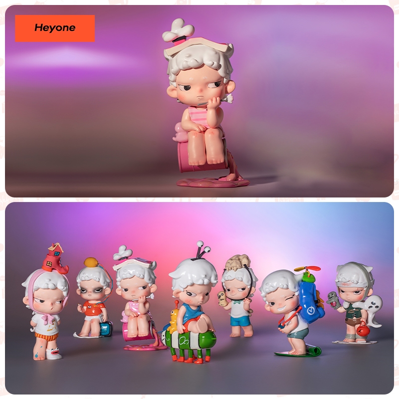 กล่องฟิกเกอร์ Heyone Heatup JUANJUAN Seeking the Exit of Juanjuan's World Mystery น่ารัก ...