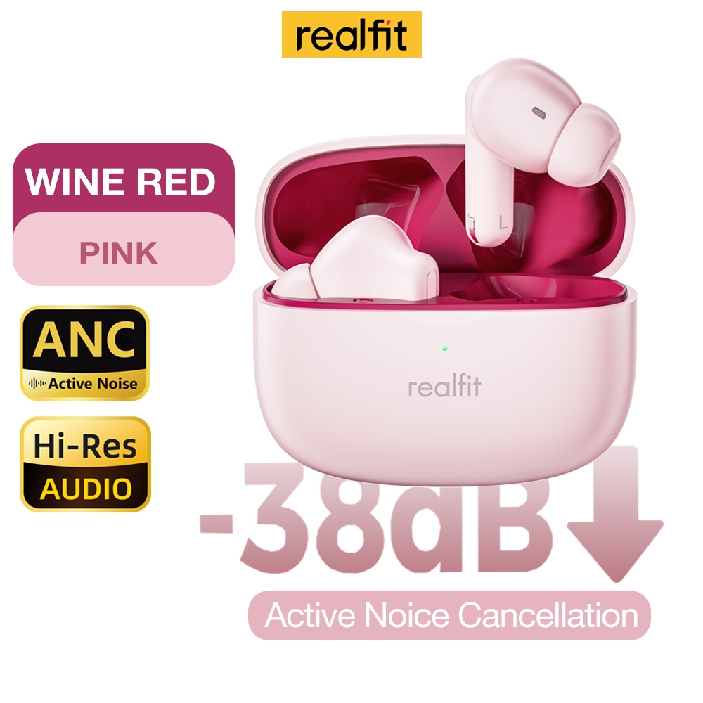 【พร้อมส่งในไทย】Realfit F3 หูฟังบลูทูธ -38dB ตัดเสียงรบกวน 360° เสียงเบส ...