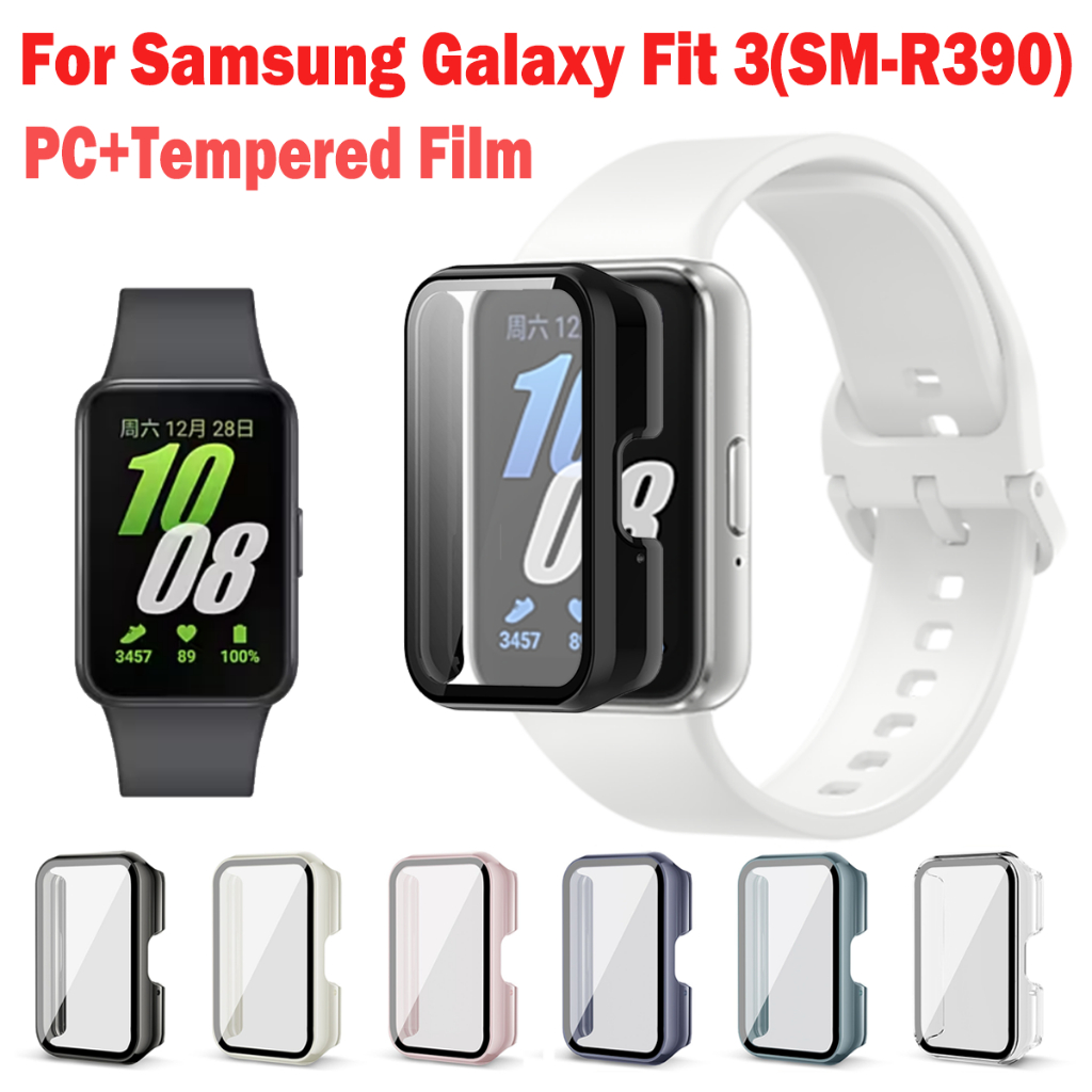 2in1 ฟิล์มกระจกนิรภัยกันรอยหน้าจอ แบบแข็ง สําหรับ Samsung Galaxy Fit 3 ...