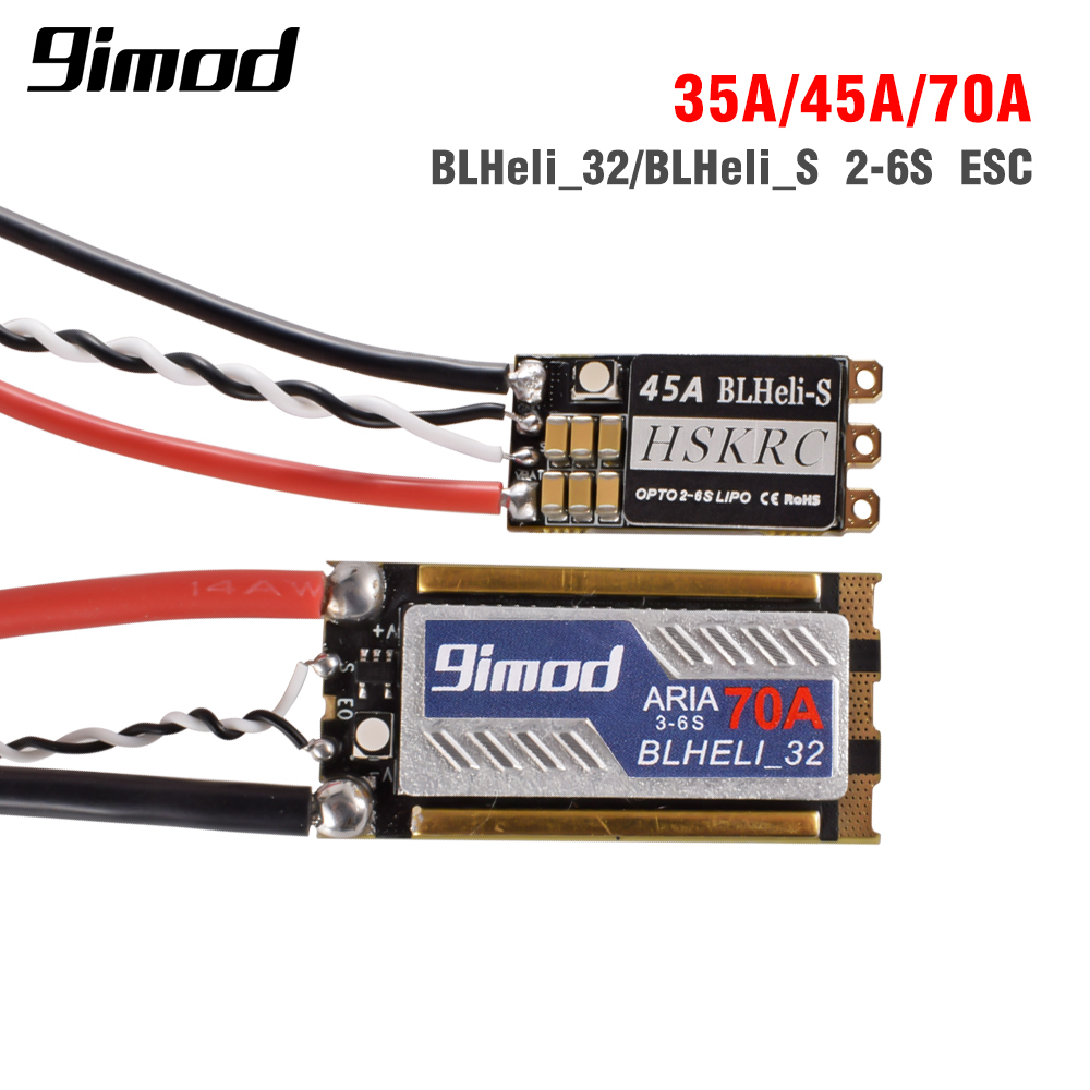Rc ESC Brushless 70A 3-6S BLheli_32bit Brushless ESC, 35A / 45A BLHeli_S ตัวควบคุมความเร็ว ...