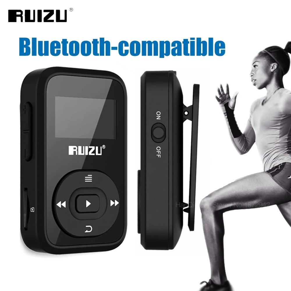 Faaeal RUIZU X26 เครื่องเล่นเพลง MP3 บลูทูธ 8GB แบบพกพา พร้อมวิทยุ FM E ...