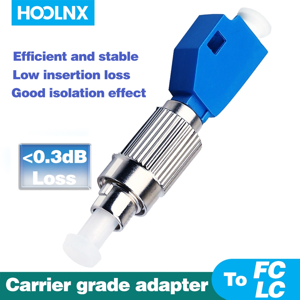 Hoolnx Fiber Optic Adaptor Single Mode 9/125um FC Male to LC Female FC ...