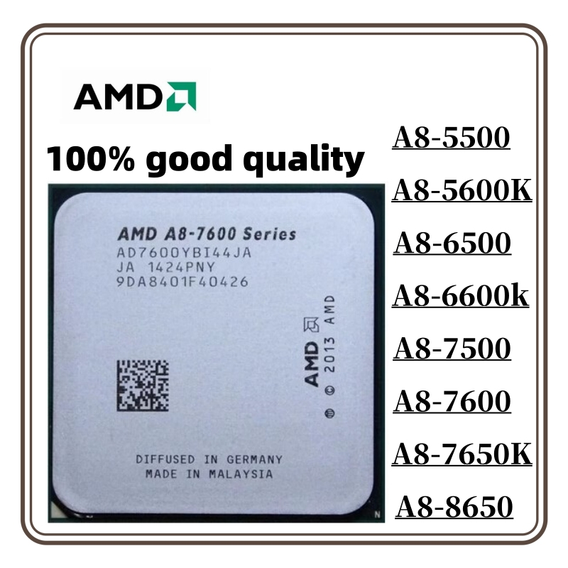 A8-5500 A8-5600K A8-6500 A8-6600K A8-7500 A8-7600 A8-7650K A8-8650 A10-7890 A10-7800B A10-5 FM2 ...