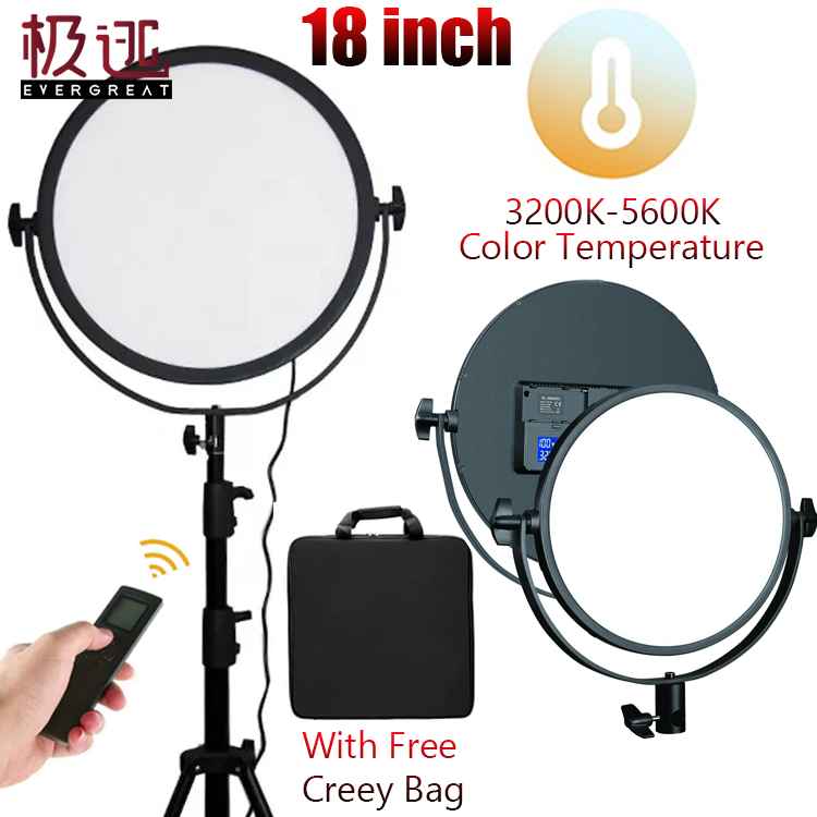 Sl-360 แผงไฟวงแหวน LED 18 นิ้ว 3200-6500K สําหรับถ่ายภาพสตูดิโอ ...
