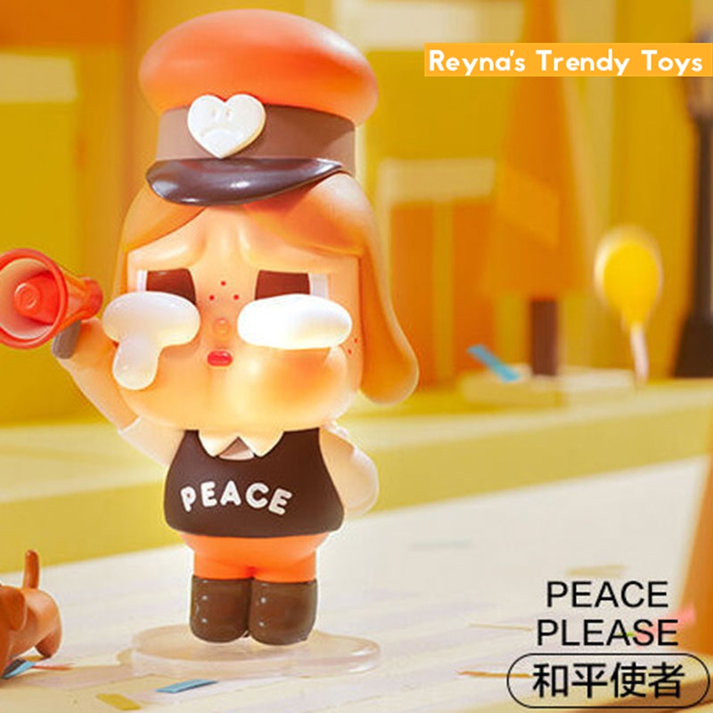 [พร้อมส่ง ของแท้] POPMART CRYBABY Patrol Series Crying Baby Figure ...