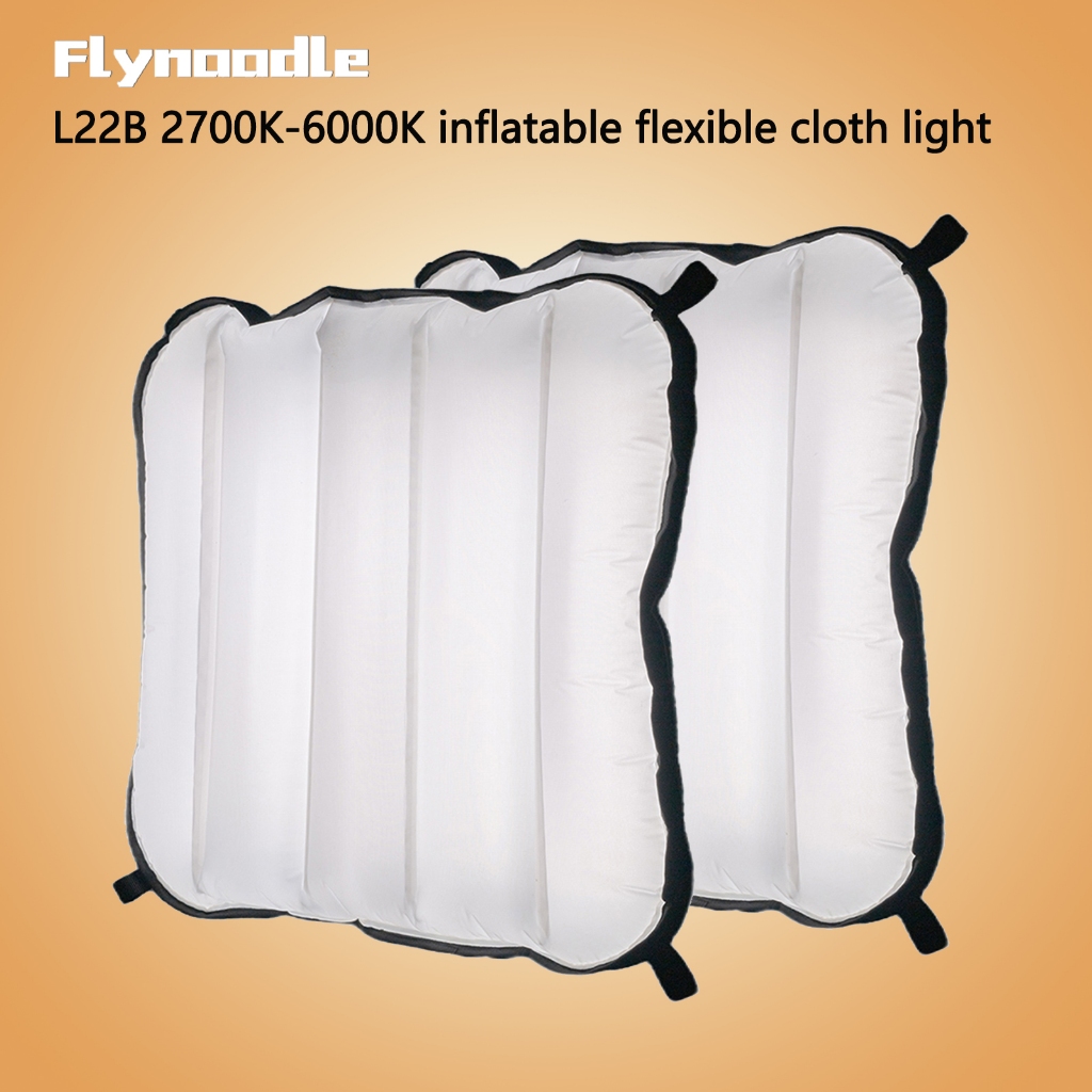 Flynoodle L22B โคมไฟสตูดิโอ LED 2700K-6000K น้ําหนักเบา ควบคุมผ่านแอปพลิเคชัน | Shopee Thailand