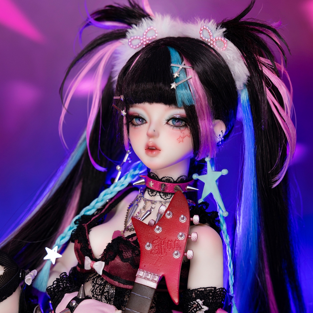 【GEM Of doll】ของเล่นตุ๊กตาเด็กผู้หญิง ฝุ่นนีออน แฮนด์เมด 1/4 bjd ...