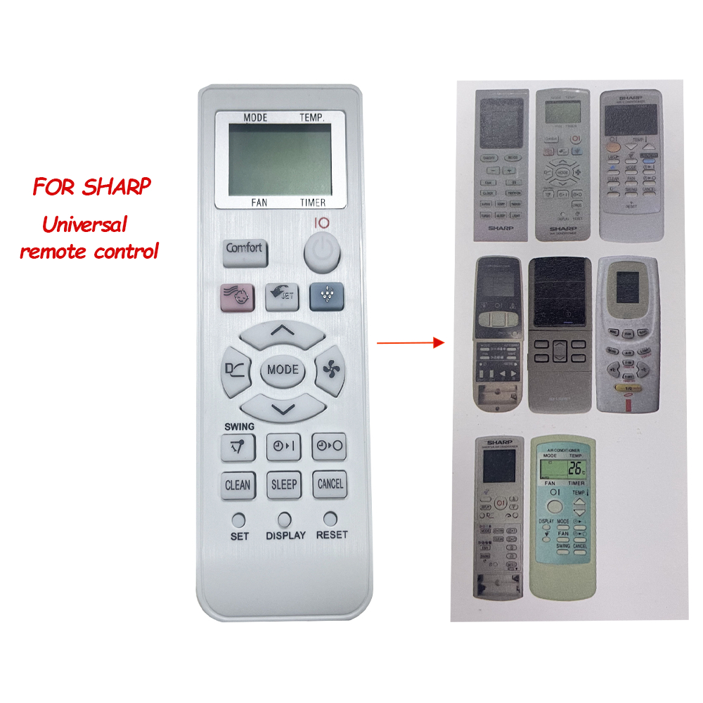 รีโมทแอร์ suitable for SHARP ทั่วไป SHARP ทุกรุ่น Universal remote ...