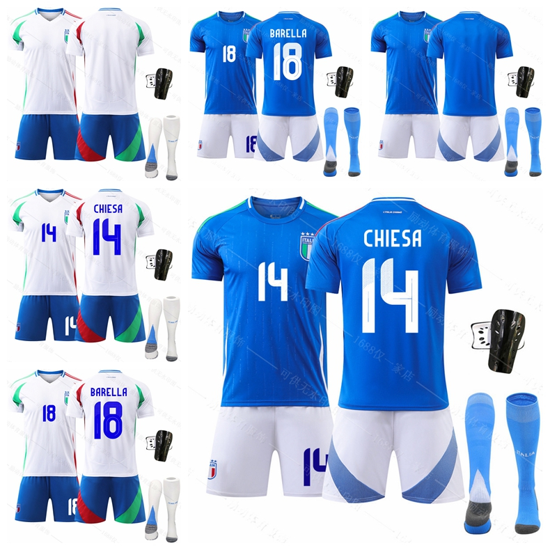 2024-25 อิตาลี Home Away UEFA ยุโรปฟุตบอล Championship ผู้ใหญ่เด็ก ...