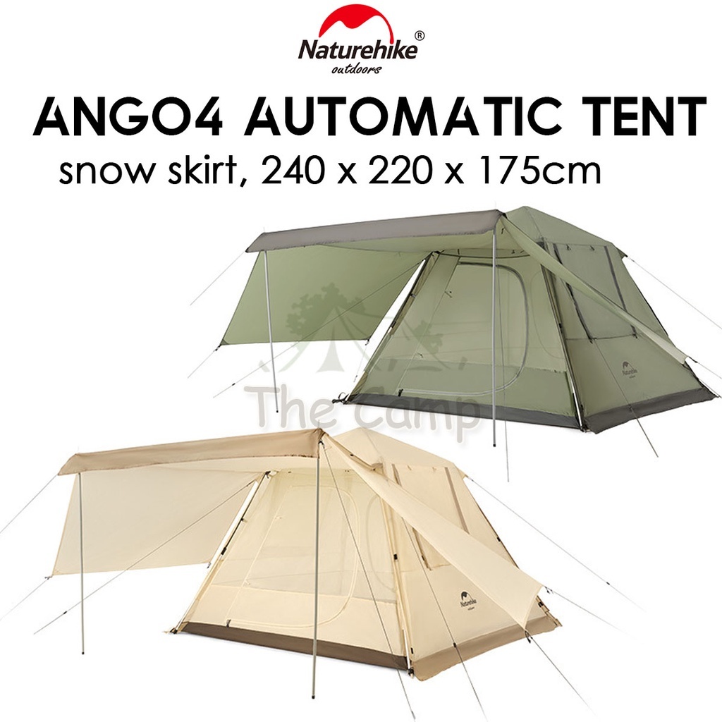 Naturehike Ango 4 เต็นท์ตั้งแคมป์อัตโนมัติ UPF50 เวอร์ชั่นขนาดใหญ่ ...