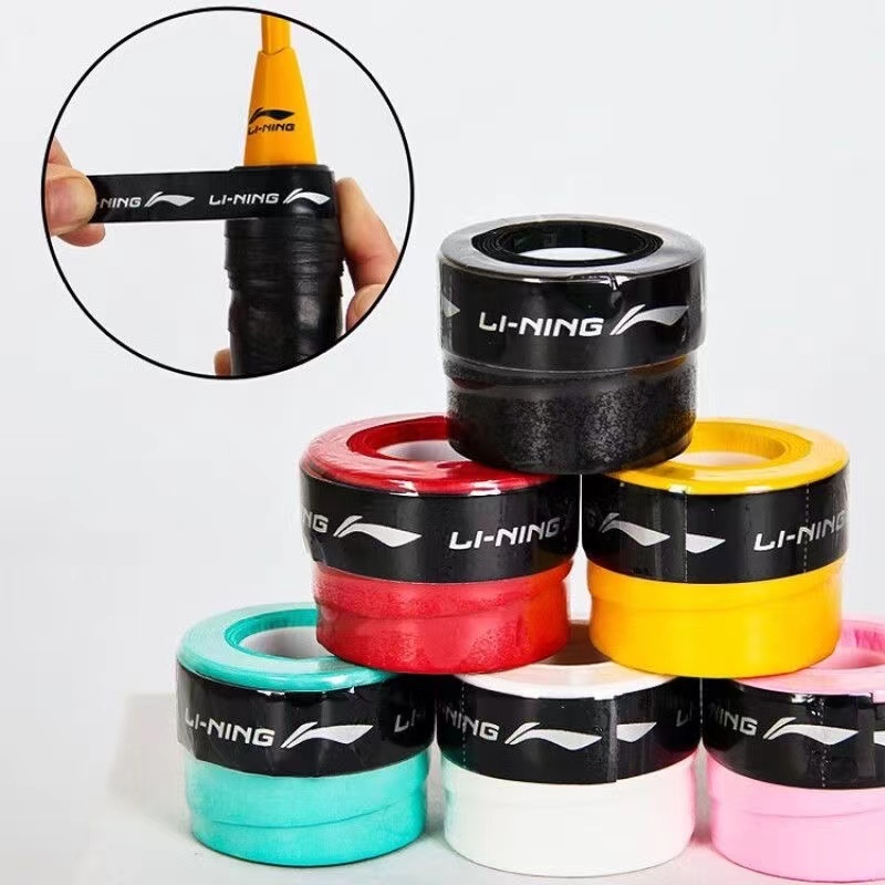 Orginal Badminton Grip Li Ning Racket NonSlip Tennis ดูดซับเหงื่อ Pu ...