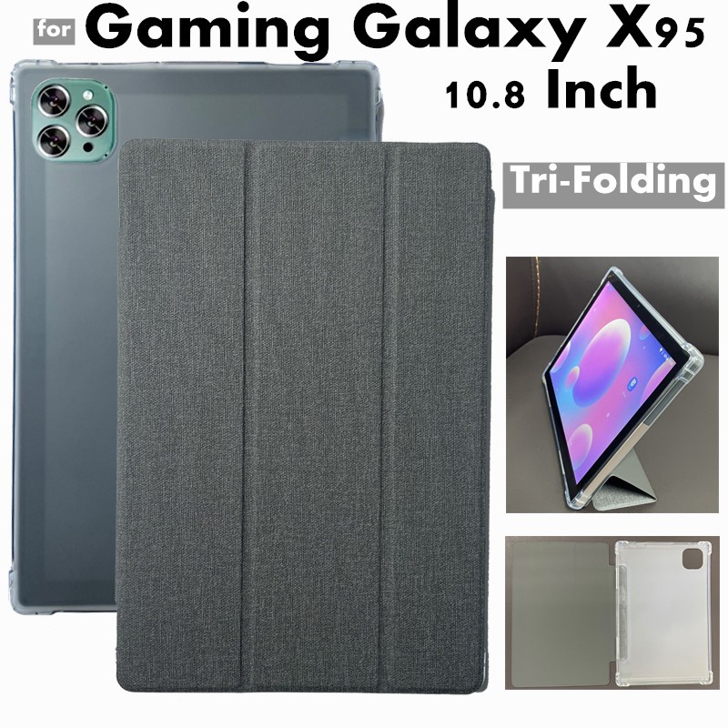 for Gaming Galaxy X95 Pro Tab 10.8 inch 2024 Ultra Slim Leather Flip ...