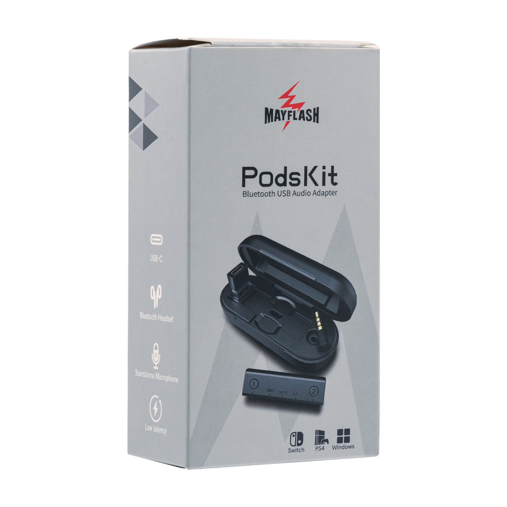Mayflash PodsKit อะแดปเตอร์เสียงบลูทูธ USB สําหรับ Nintendo Switch PS4 PC | Shopee Thailand