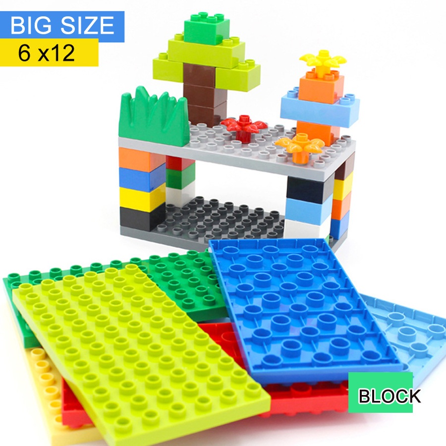 8x16 Dots Building Blocks BasePlates สําหรับอิฐขนาดใหญ ่ แผ ่ นประกอบสอ ...