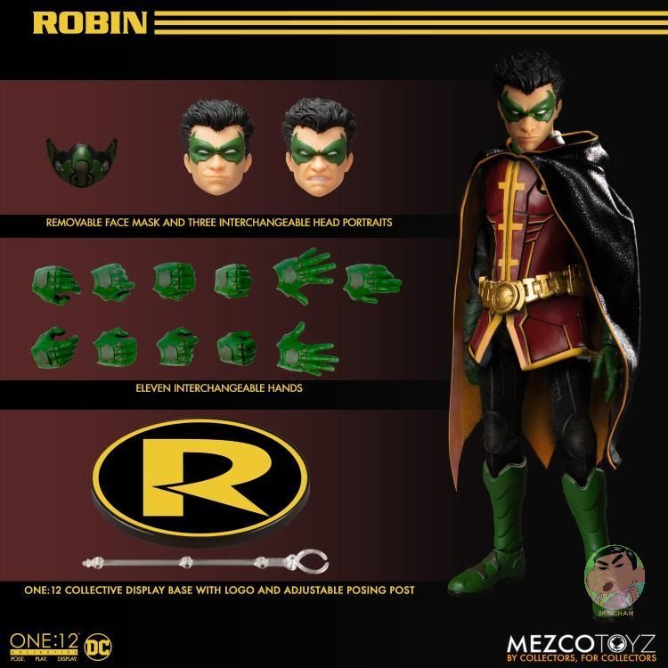 Mezco ONE:12 COLLECTIVE Robin Action Figure | Shopee Thailand