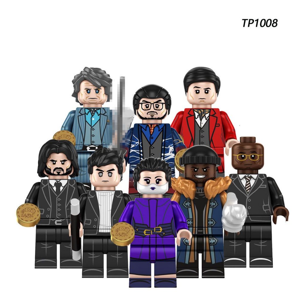 บล็อกของเล่นชุดภาพยนตร์ John Wick Figure Mini Toy Building Bricks ...