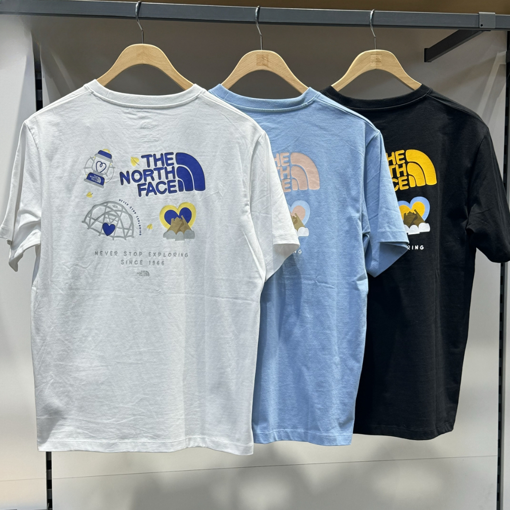 Nf 2024 เสื้อยืดแขนสั้นผ้าฝ้ายแท้คอกลมกลางแจ้ง Unisex 8DEM | Shopee ...