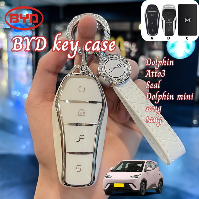 Byd TPU กรณีกุญแจรถ BYD สําหรับ BYD Dolphin/Atto3/Seal/Dolphin mini ...