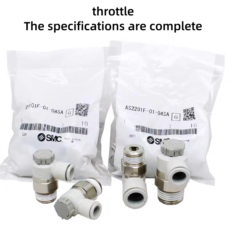 วาล์วคันเร่ง SMC AS1201 AS2201 AS3201 M5-06 M5-04 01-06 02-08 03-10 01 ...