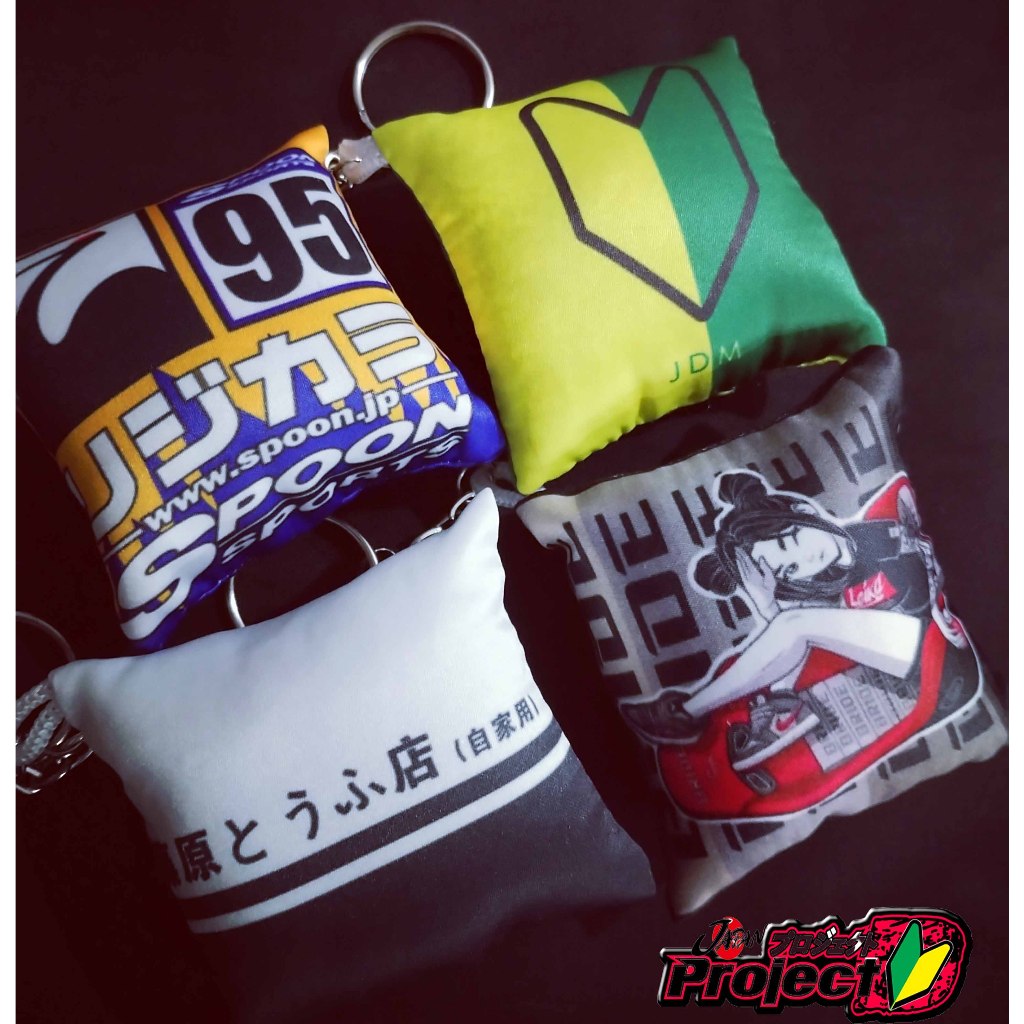 พวงกุญแจ จี้โลโก้ JDM BRIDE รูปตัว D แบบสองด้าน สําหรับห้อยตกแต่งรถยนต์ ...