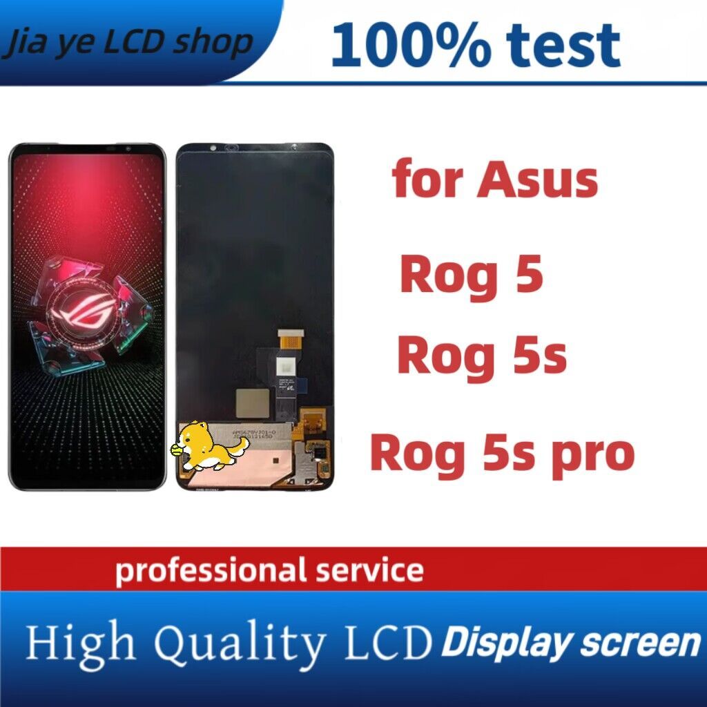 Lcd กรอบสําหรับ Asus Rog โทรศัพท์ 5 Rog 5 Pro Rog 5S Rog 5S Pro จอแสดงผล LCD หน้าจอสัมผัสสําหรับ ...
